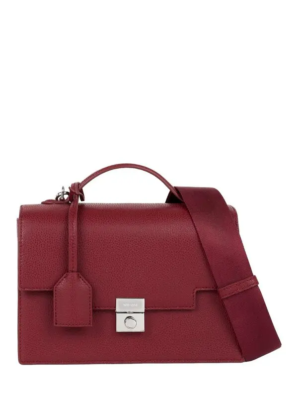 WE-AR4 Retro Trunk Crossbody Bag - Misty Merlot