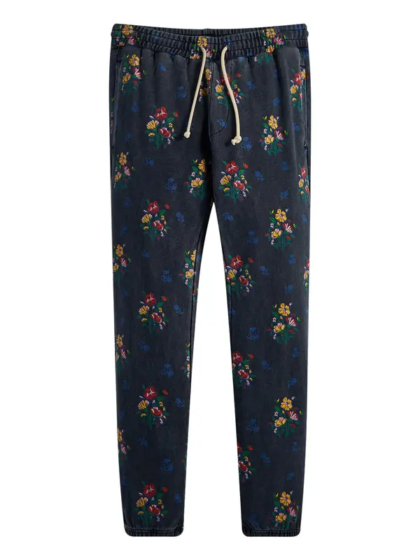 Kith Begonia Floral Williams I Sweatpant 'nocturnal - Blue