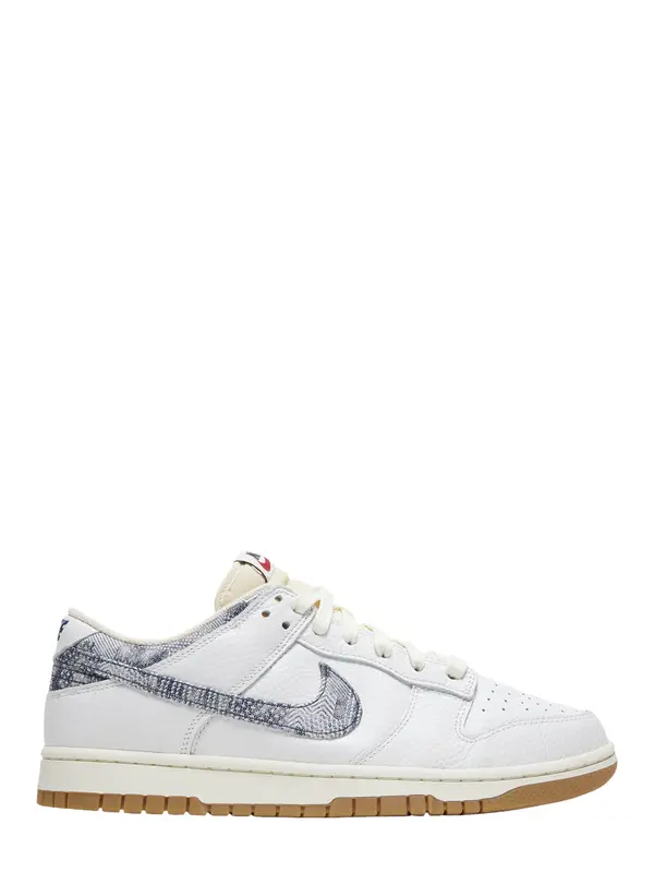 Nike Dunk Low 'washed Denim' Sneakers - White