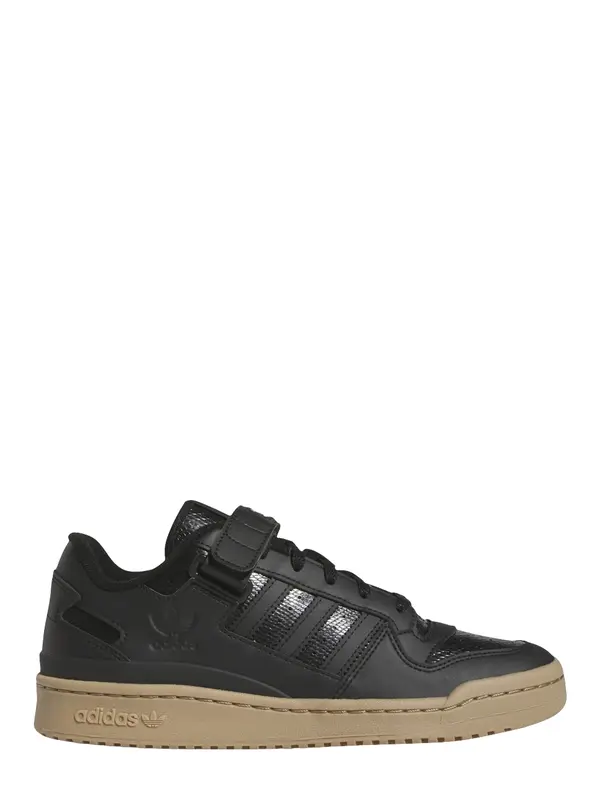 Adidas Forum Low Snakeskin Sneakers - Black