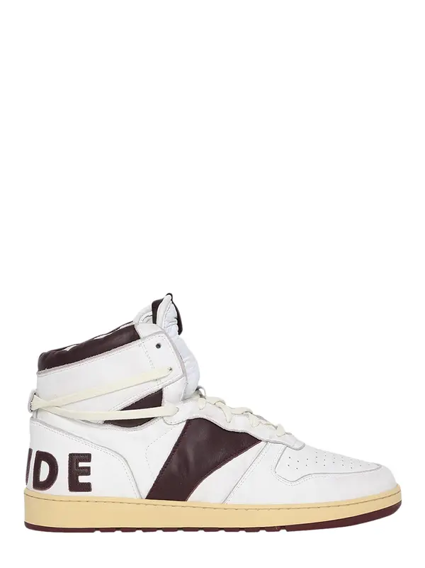 Rhude Rhecess High Sneakers - White