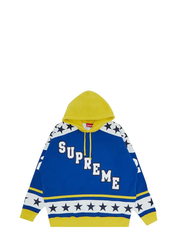 Supreme Hockey Hooded Sweatshirt - Blue