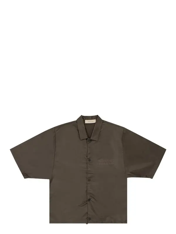 Fear Of God Short-sleeve Nylon Shirt 'off - Black