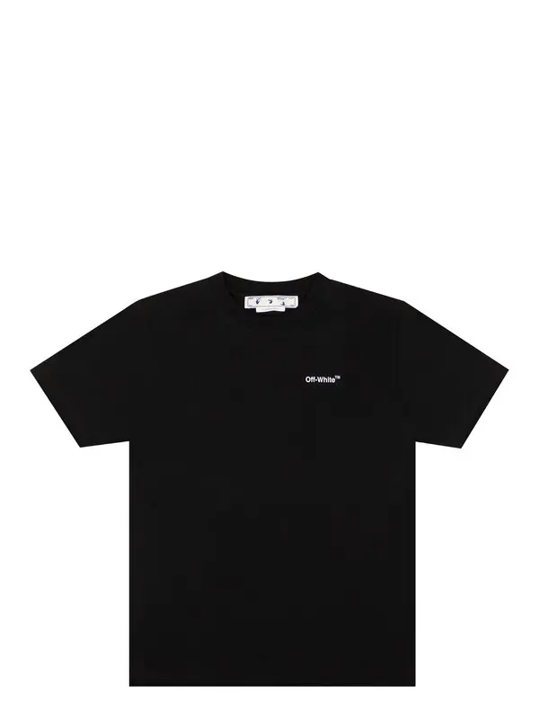Off-White Caravag Arrow Slim Short-sleeve Tee /white - Black