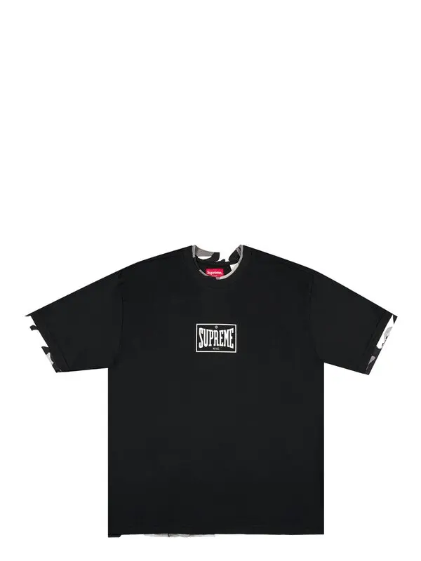 Supreme Layered Short-sleeve Top - Black