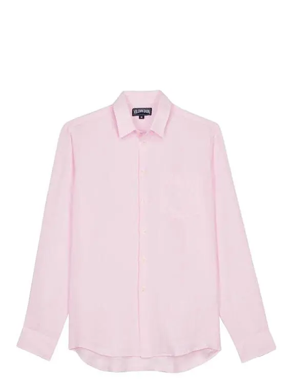 Vilebrequin Shirt Solid Shirt Caroubis - Pink