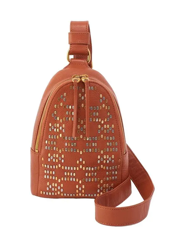 Hobo Fern Leather Sling Bag - Warm Honey