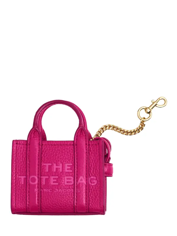 Marc Jacobs Tote Bag Charm - Lipstick Pink