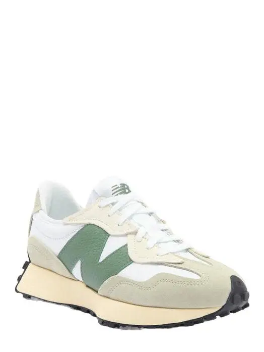 NEW BALANCE 327 Sneaker - Olivine/ Dark Juniper