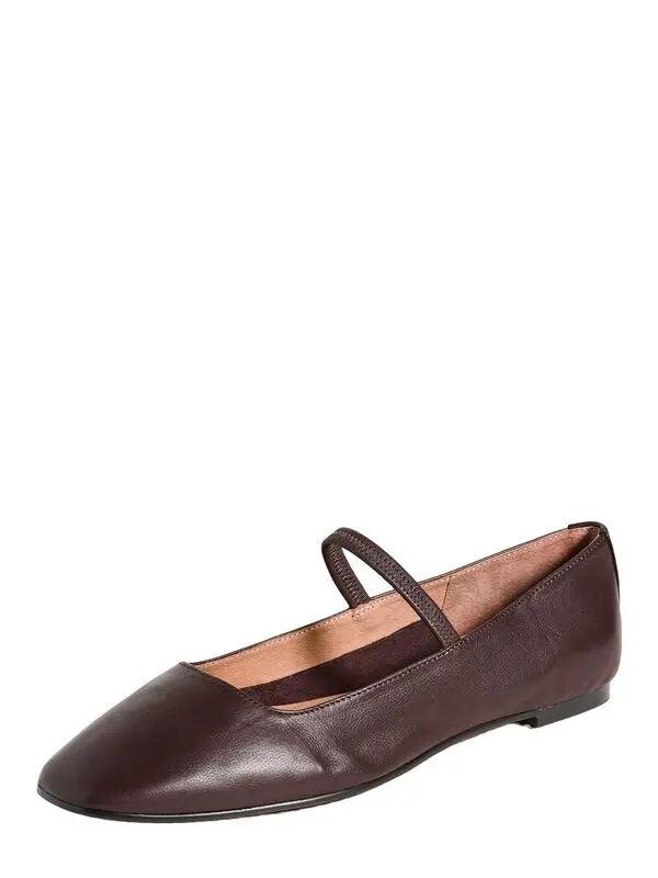 Madewell The Greta Ballet Flats - Chocolate Raisin