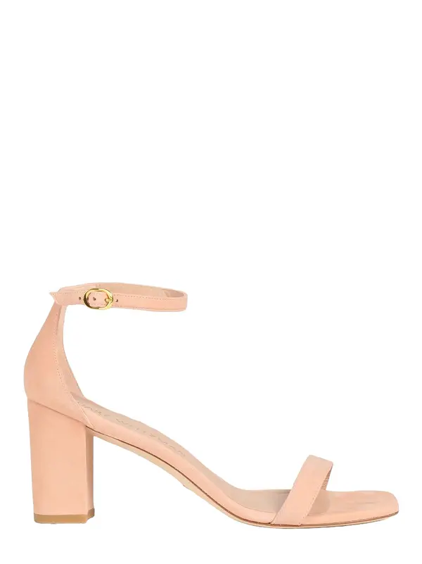 STUART WEITZMAN Suede Sandals - Blush