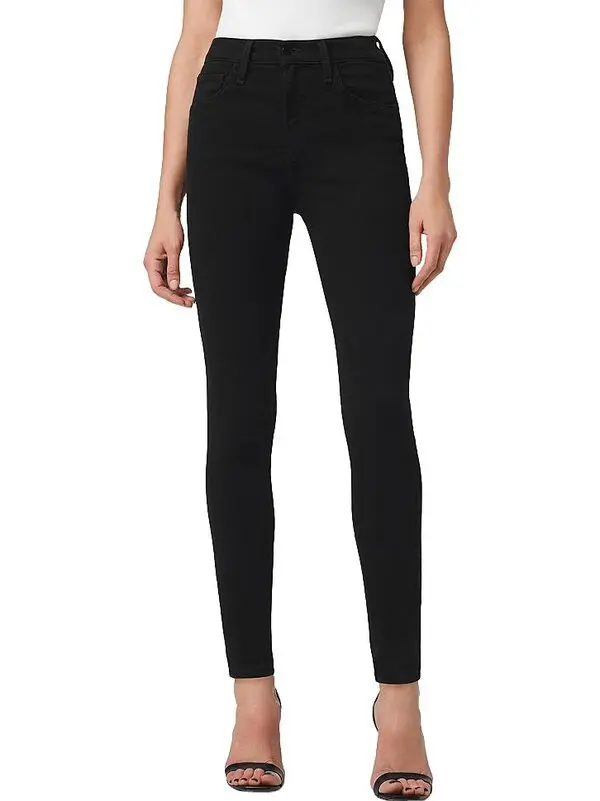Joe's Jeans The Charlie High Rise Ankle Skinny Jeans - Black