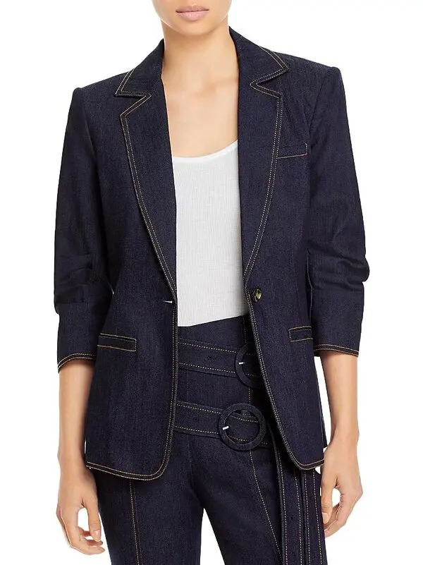 Cinq À Sept Khloe Denim Blazer - Indigo