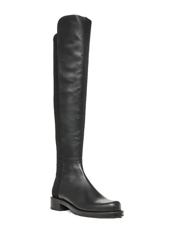 STUART WEITZMAN 5050 Bold Over-the-knee Boots - Black Leather