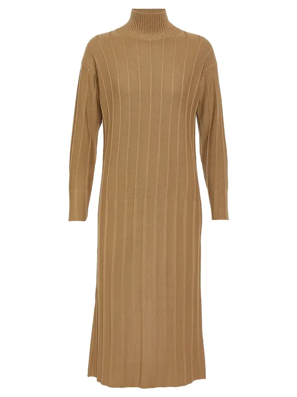 Max Mara Arezzo Wool Midi Dress - Beige
