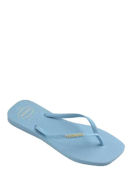 Havaianas Slim Square Logo Flip-flop - Lavender Blue