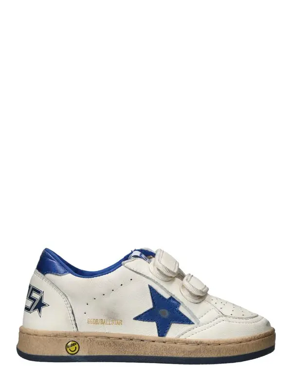 GOLDEN GOOSE Leather Ball Star Sneakers - White