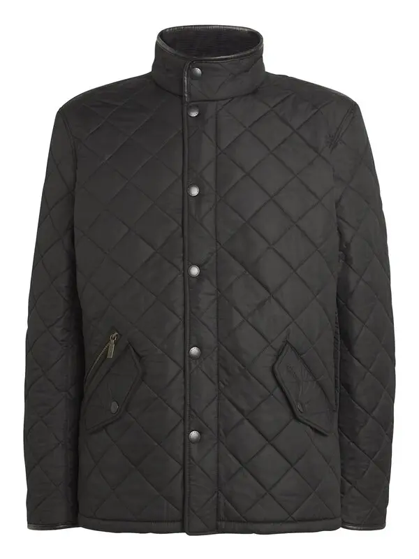 Barbour Quilted Powell Jacket - Black