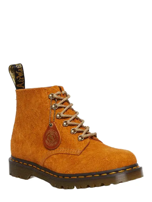 Dr. Martens Made In England 101 Ankle Boots - Tan,orange,yellow