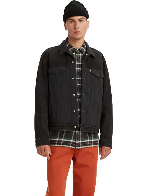 LEVI'S Hybrid Quilted Type Iii Trucker Jacket - Under The Moon