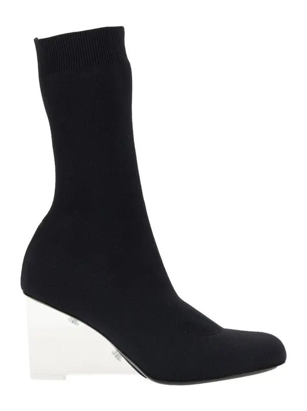 Alexander McQueen Shard Heel Boots - Black
