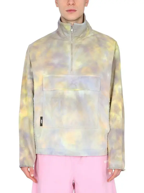 MSGM Printed Anorak Jacket - Purple