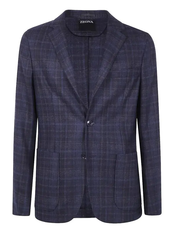 Zegna Pure Wool Jacket - Black