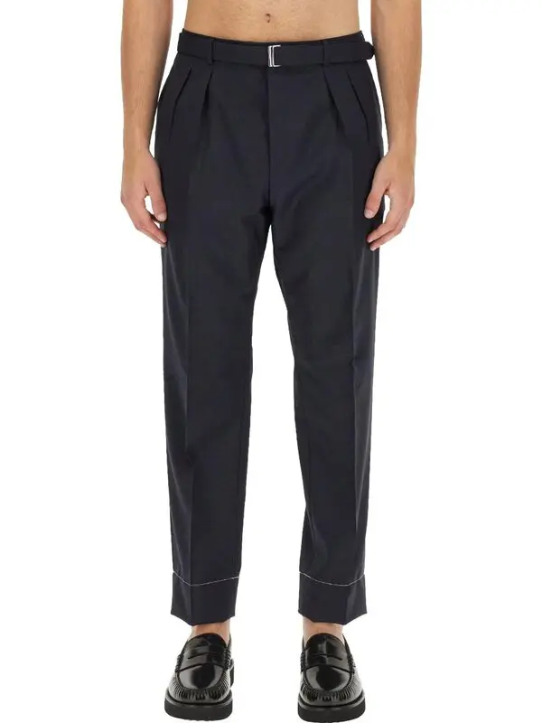 Brioni Ischia Regular Fit Trousers - Blue