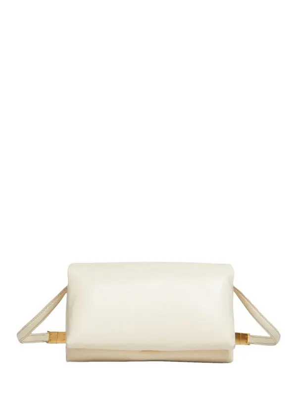 Marni Mini Prisma Leather Shoulder Bag - Neutrals