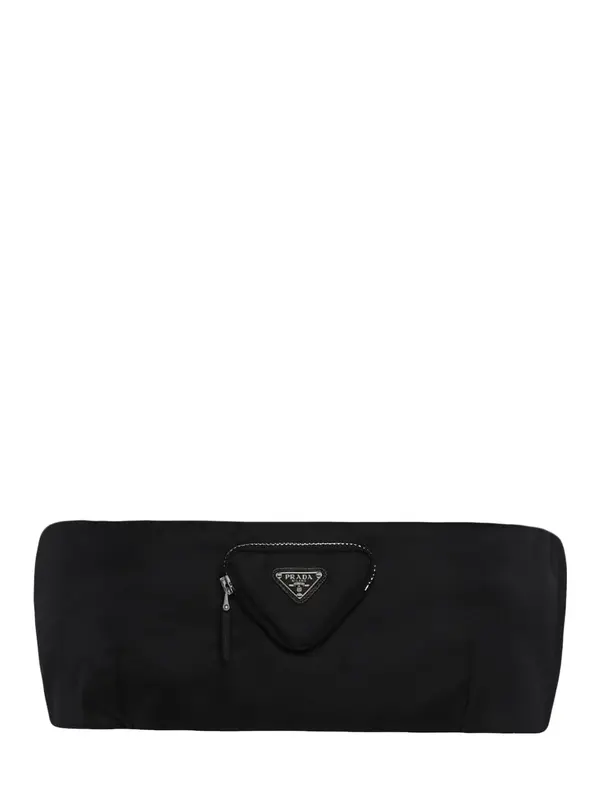Prada Re-nylon Bandeau Bra - Black