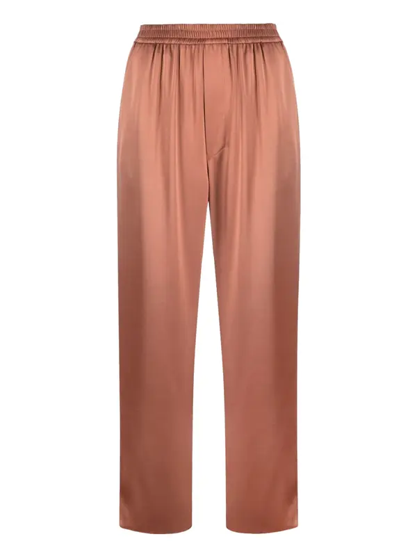 Nanushka Elasticated Waist Cropped Trousers - Orange
