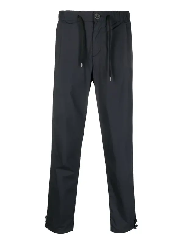 Herno Drawstring-waist Tapered Trousers - Blue