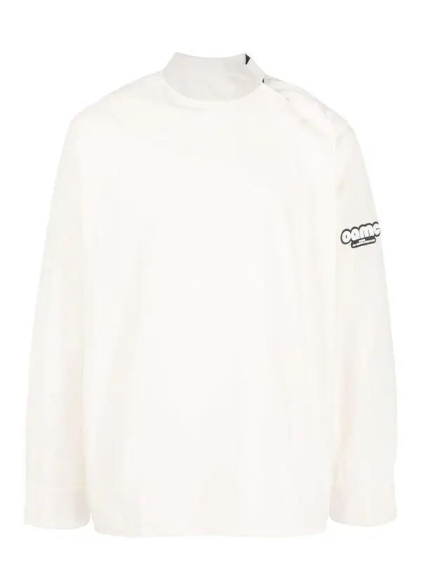 OAMC Logo-patch Cotton Shirt - White