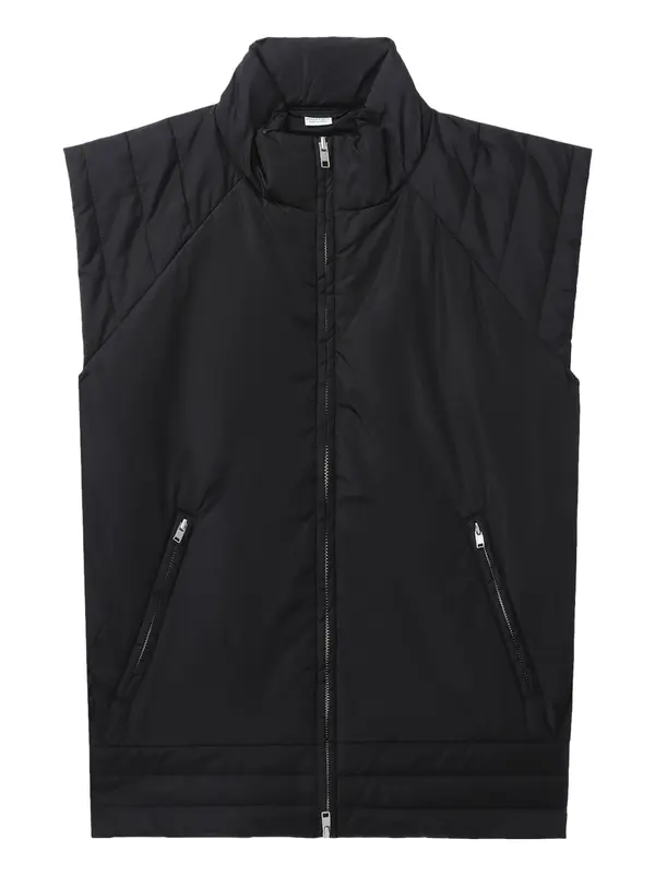 Random Identities Cap-sleeved Gilet - Black