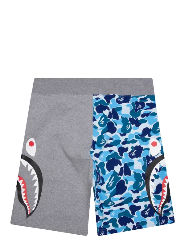 BAPE Abc Camo Shark Sweatshorts - Blue