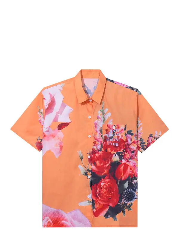 ANTI SOCIAL SOCIAL CLUB Summers Over Button-up - Orange