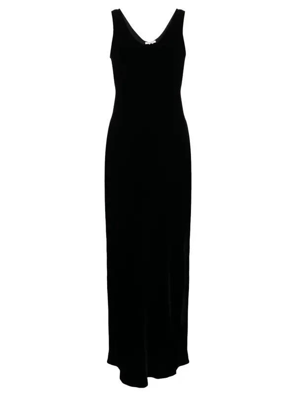 GILDA & PEARL Phaedra Velvet Maxi Dress - Black