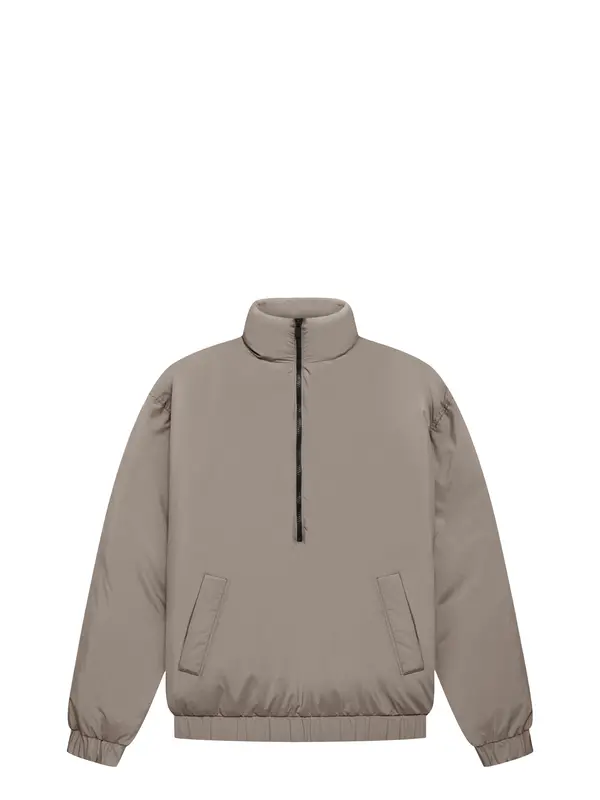 Fear Of God Half-zip Puffer 'desert Taupe - Grey