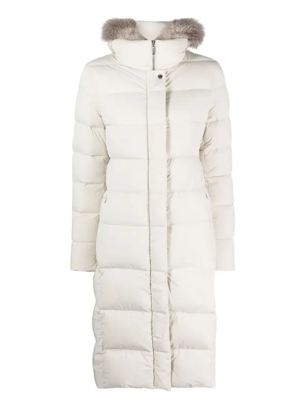 MOORER Zagarakn Padded Coat - Neutrals