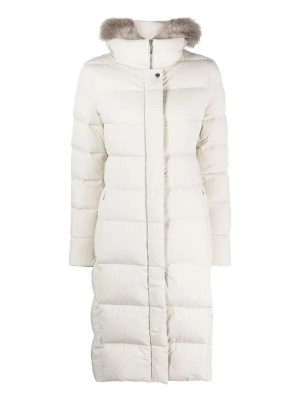 MOORER Zagarakn Padded Coat - Neutrals