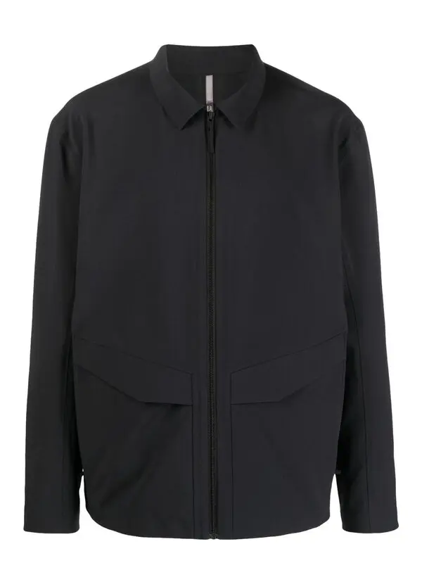 Veilance Zip-up Shirt Jacket - Black