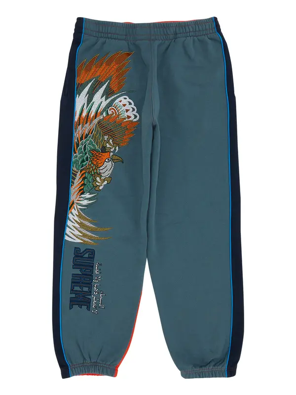 Supreme Falcon Sweatpant 'slate - Blue