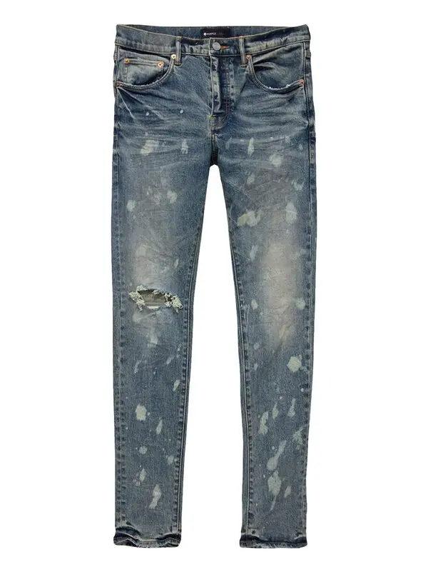PURPLE BRAND Low Rise Skinny Jeans - Blue