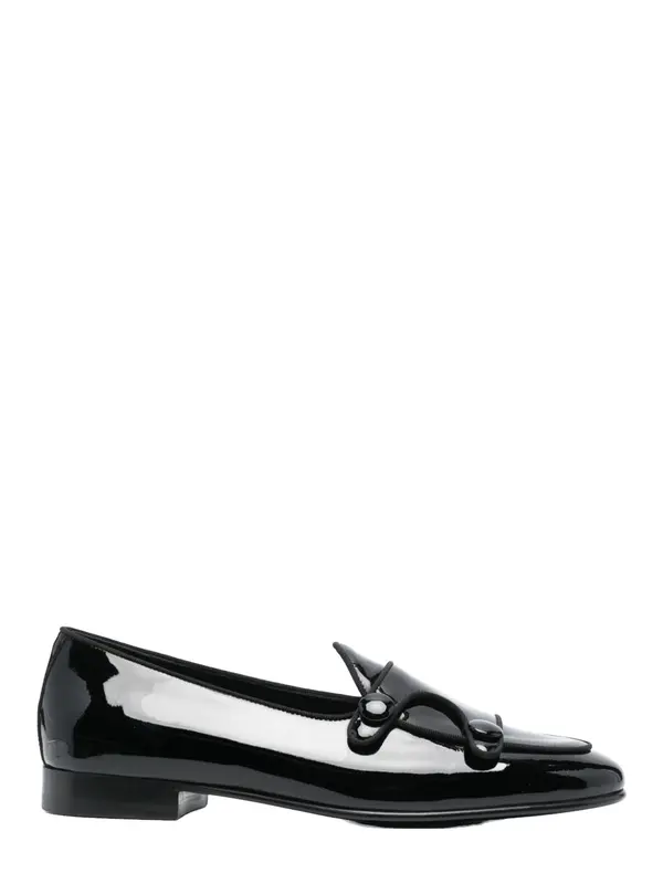 EDHEN MILANO Almond-toe Loafers - Black