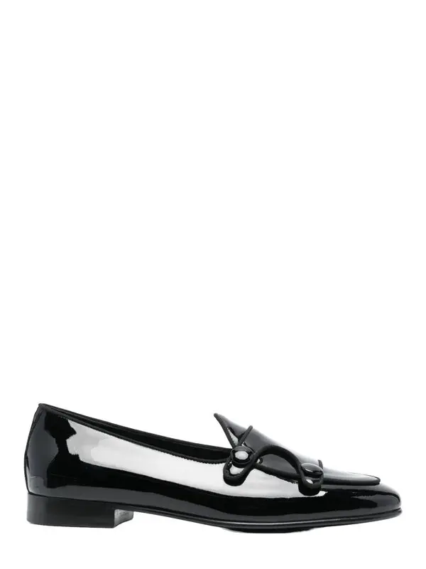 EDHEN MILANO Almond-toe Loafers - Black