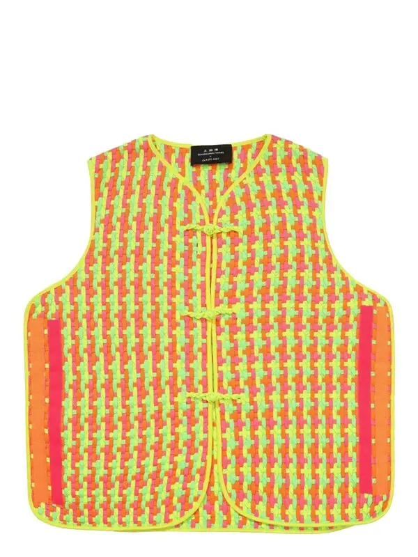 Shanghai Tang Braided Vest - Yellow