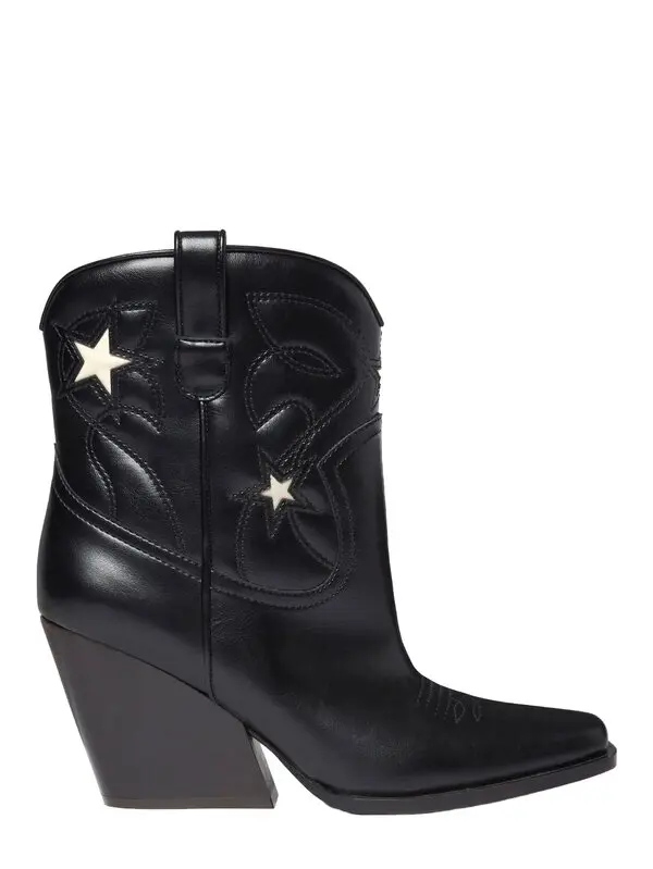 Stella McCartney Alter Mat Cowboy Boots - Black