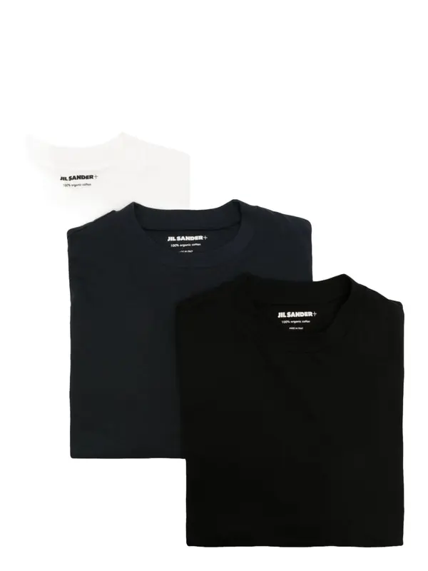 JIL SANDER Organic Cotton 3-pack T-shirts - White