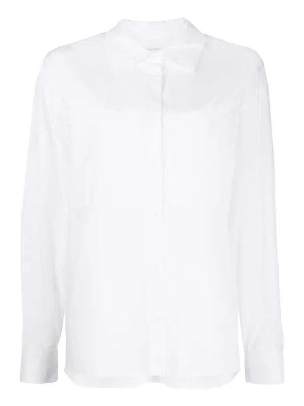 IRO PARIS Spread-collar Cotton Shirt - White