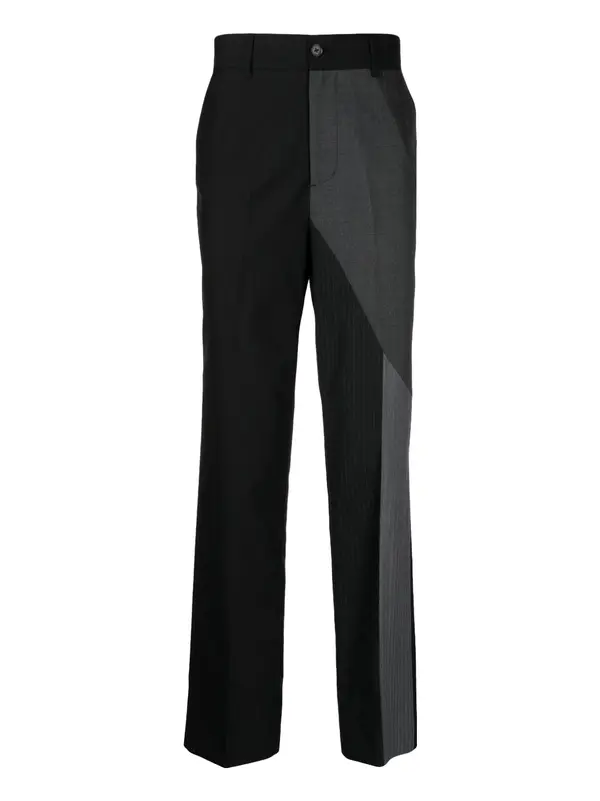 FENG CHEN WANG Mid-rise Tailored Trousers - Black